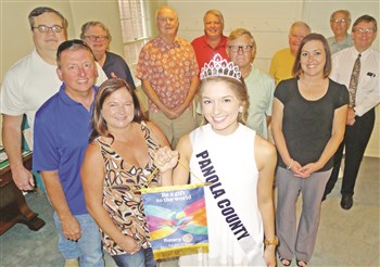 Panola County Miss Hospitality Emily Cockrell spoke to the Como Rotary ...