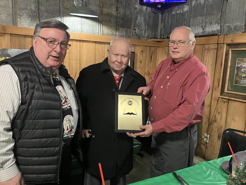 Batesville Exchange Club presents Rawson the prestigious Book of Golden ...
