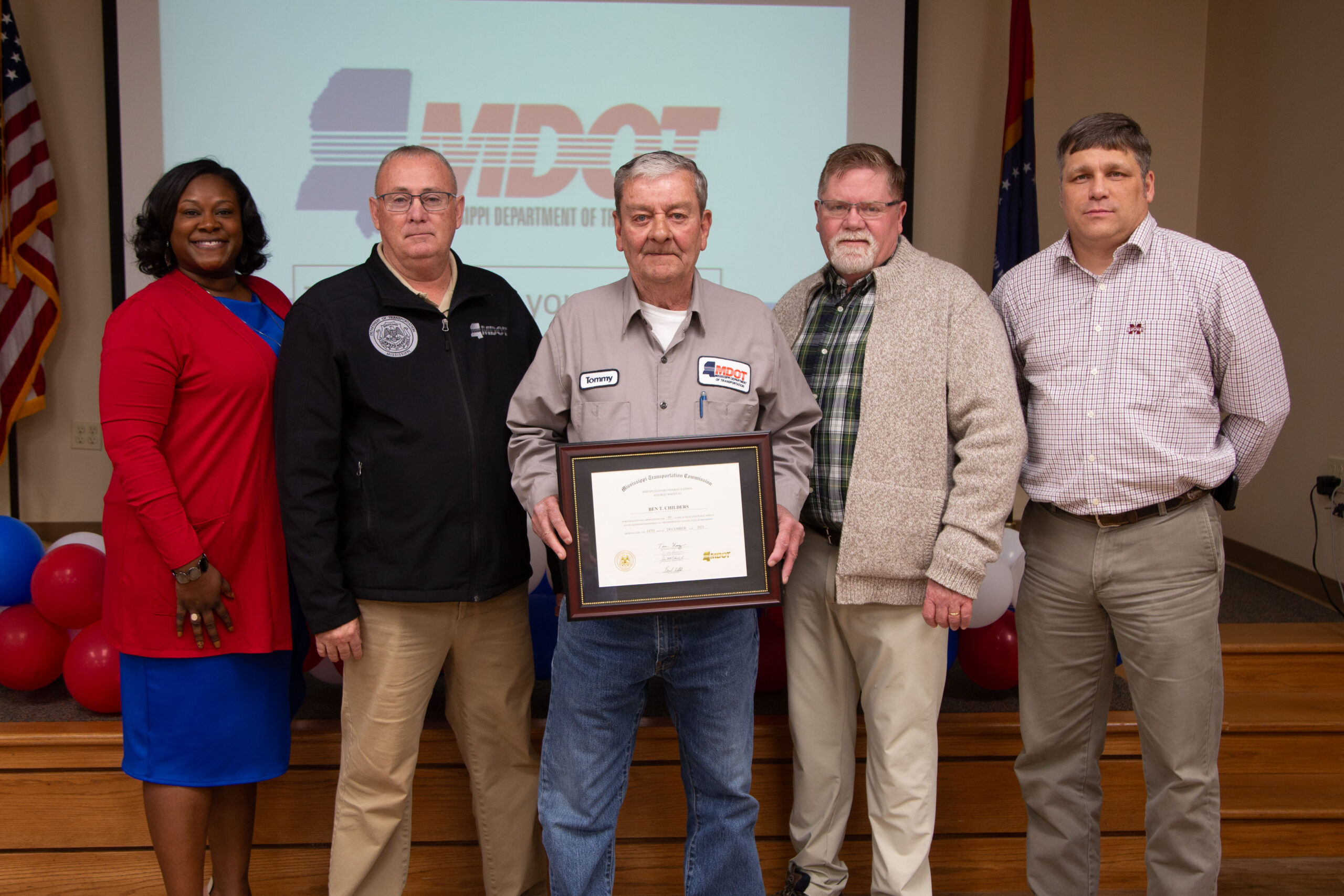MDOT employees recognized for service – 50 years for Ben Childers | The ...