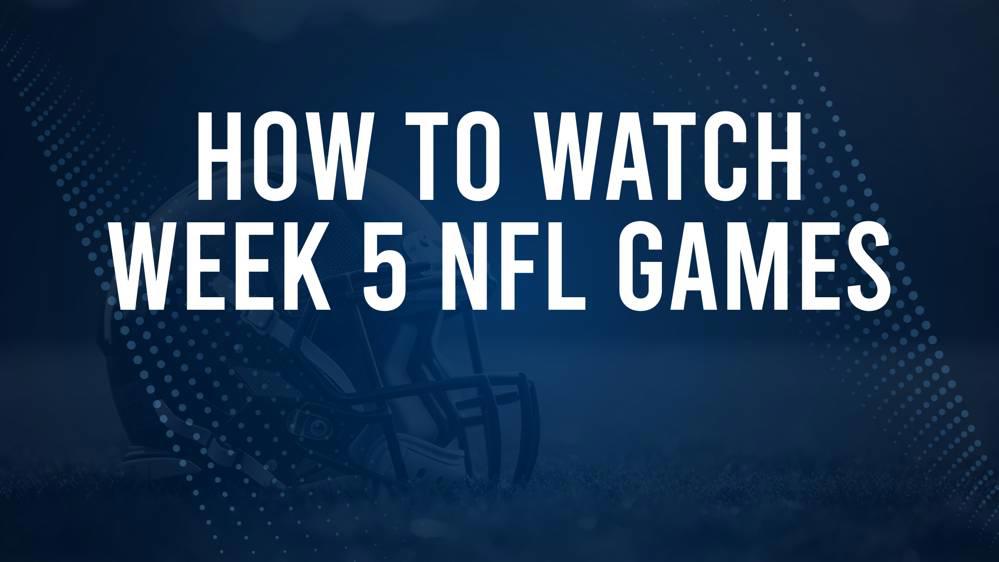 NFL Week 5 TV Schedule, Streams, Start Times, Channels | The Panolian